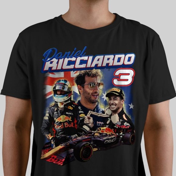 Tops | Daniel Ricciardo Red Bullmula One Racing Vintage Bootleg Racing ...